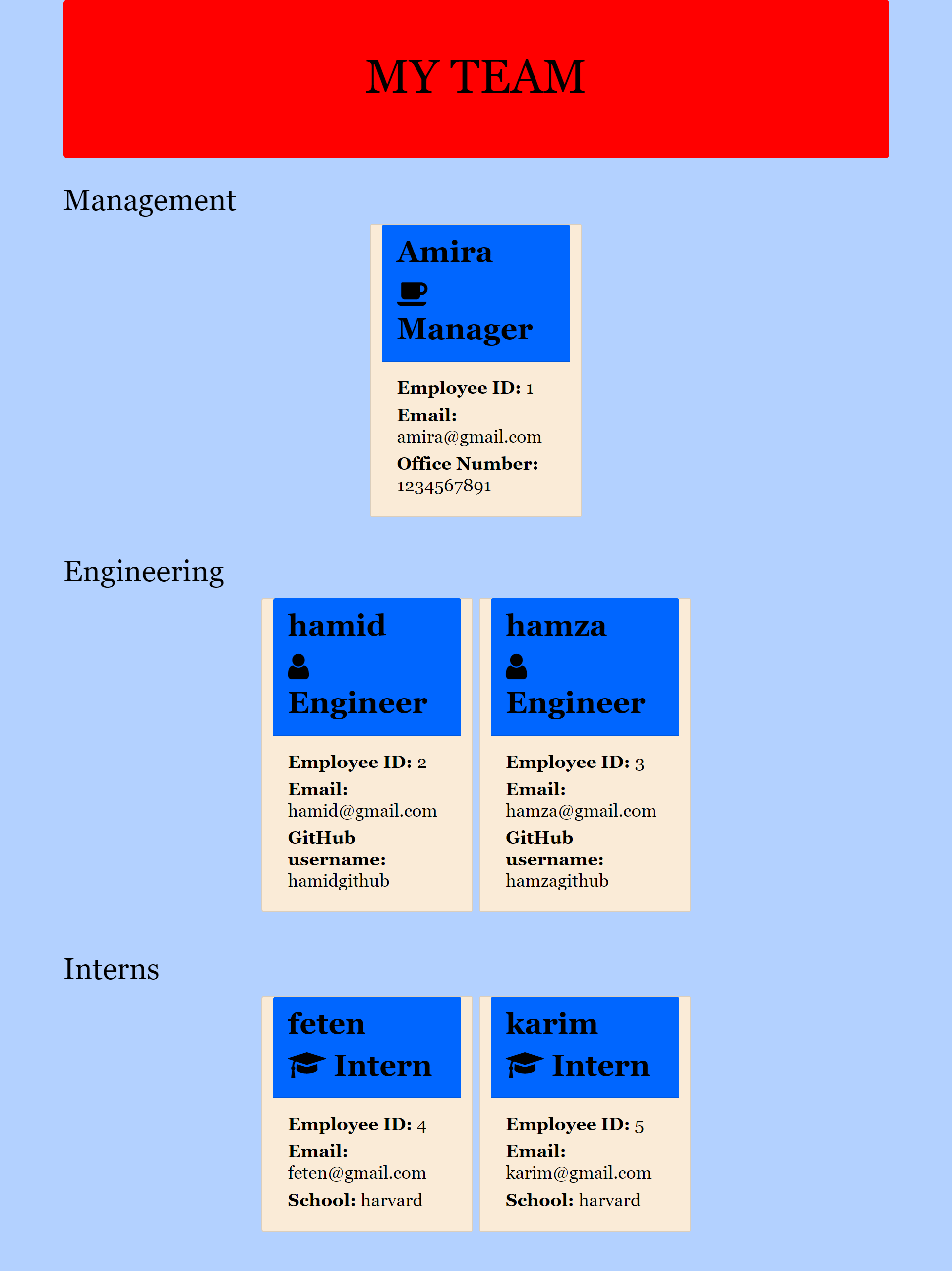 GitHub - amira07hafnaoui/Team-Profile-Generator