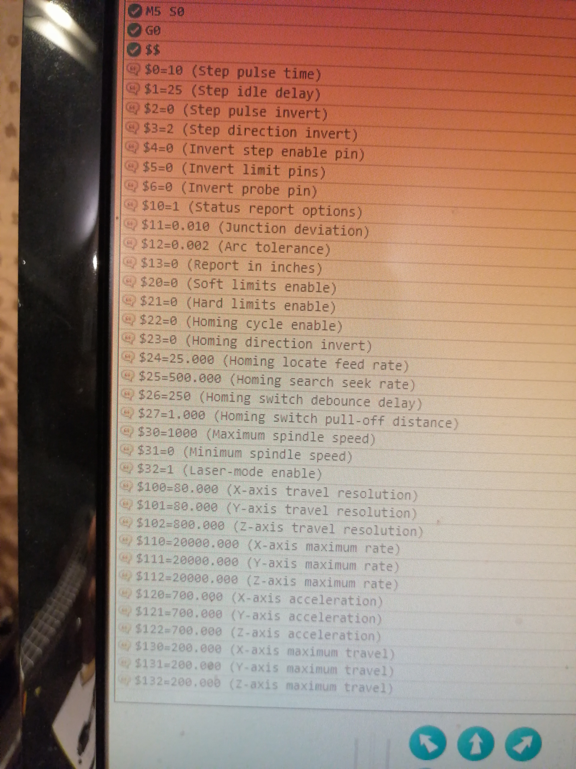 Laser won't burn / M3 command is inverted · arkypita LaserGRBL ...