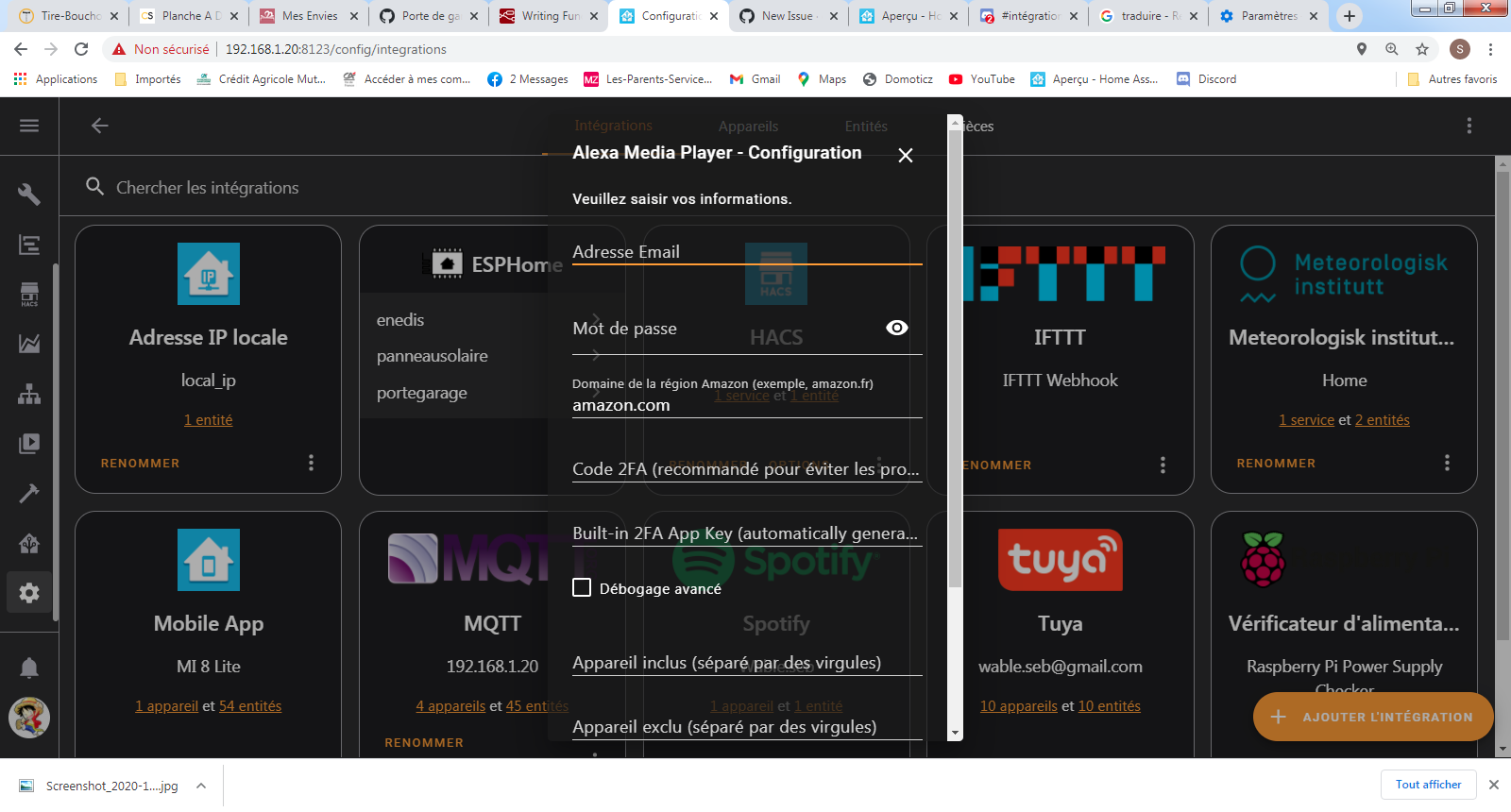 Unknown error: 'otp_secret' Unknown error: Non-base32 digit found · Issue #1025 · alandtse/alexa ...
