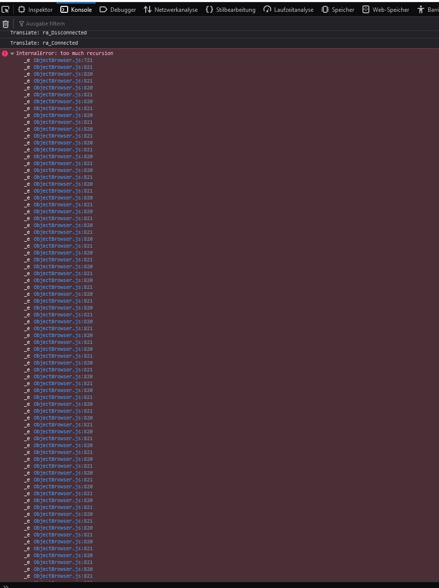 Objects-tab cannot be loaded (InternalError: too much recursion) · Issue #1460 · ioBroker ...