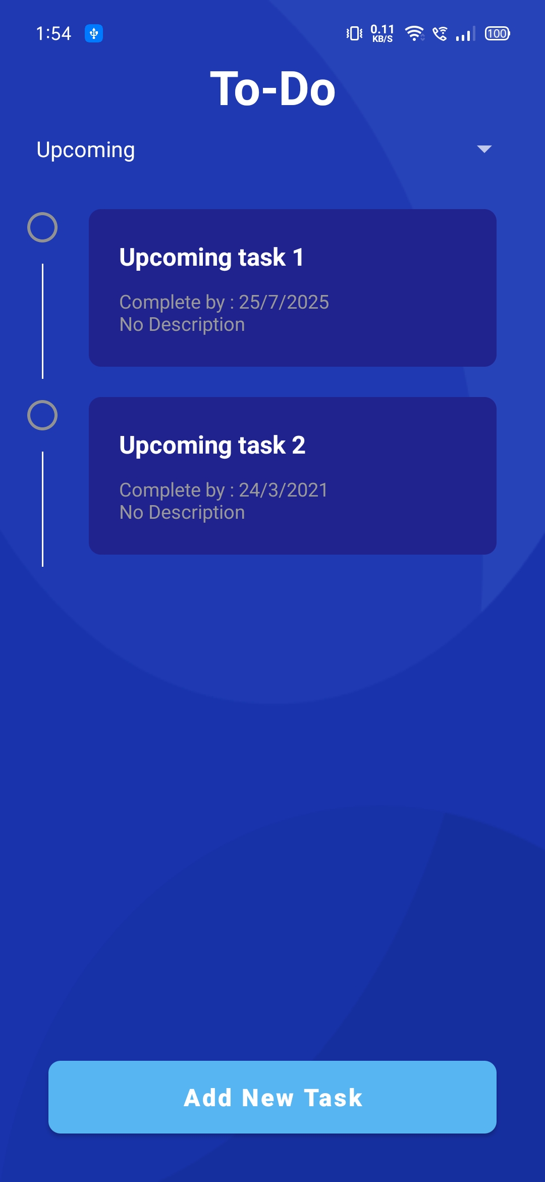 GitHub - dhruv-1001/ToDoList: Application to keep track of your TODOs. Made following MVVM ...