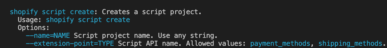 Help Message Inconsistency · Issue #1590 · Shopify/shopify-cli · GitHub