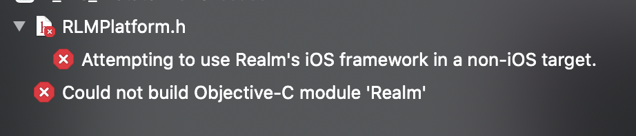Buildsh Xcframework Failing To Link For Catalyst · Issue 6960 · Realmrealm Swift · Github