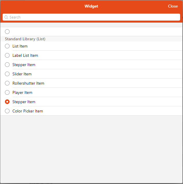 [Main UI] [Bug] Widget Standard Library (List) has double Stepper Item entry · Issue #334 ...