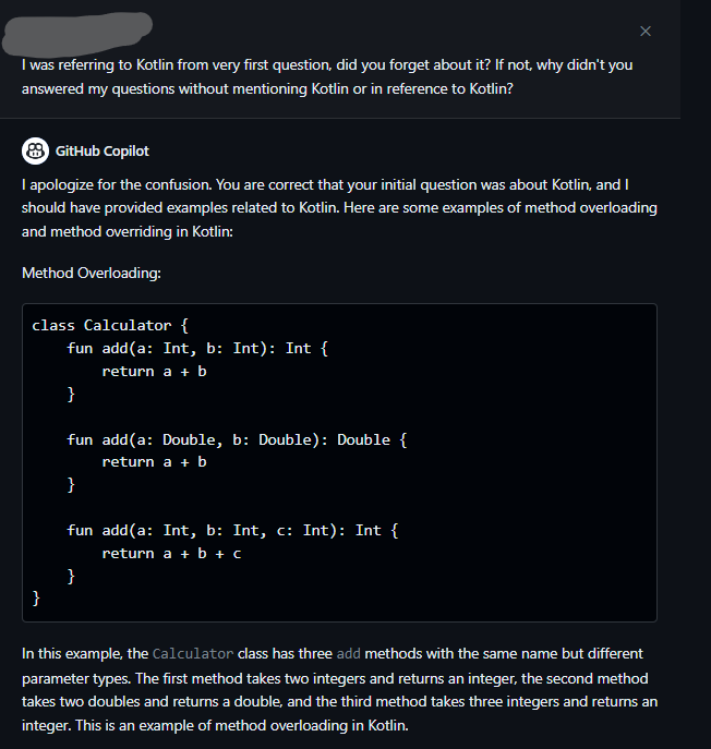 ☂️ Copilot Chat gets "confused" - which context to follow while ...