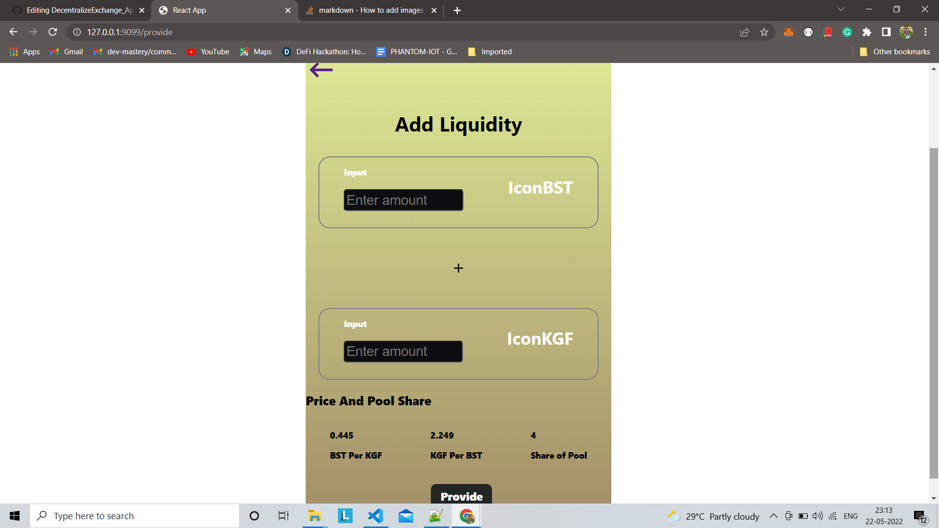DecentralizeExchange_App | Devpost