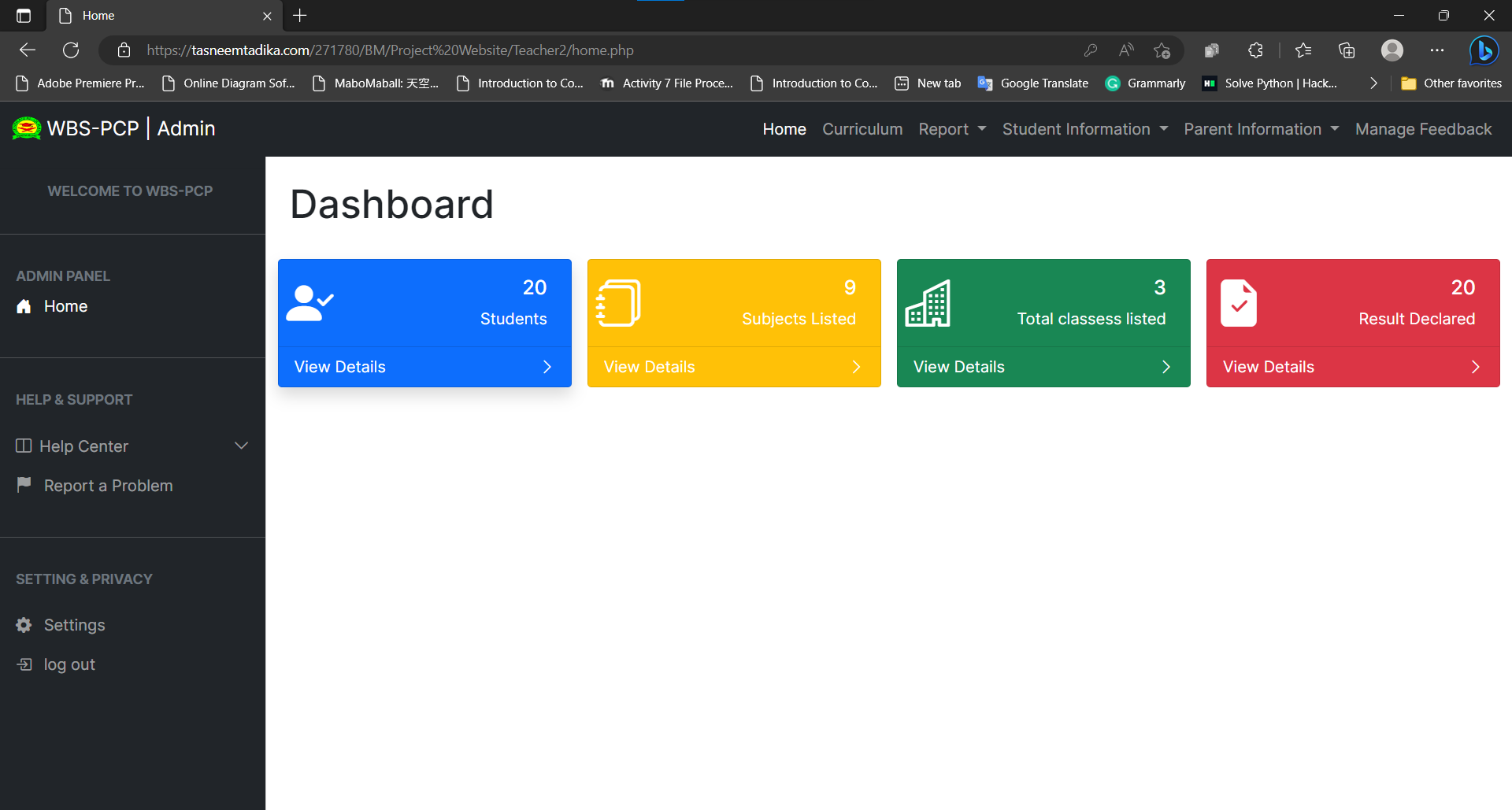 GitHub - Chaijiesheng/Preschool-Children-Preformance-Website: This ...