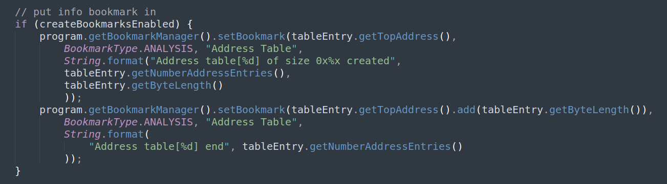 Feature Request: Address Table Analyzer should bookmark the end of table too · Issue #4617 ...