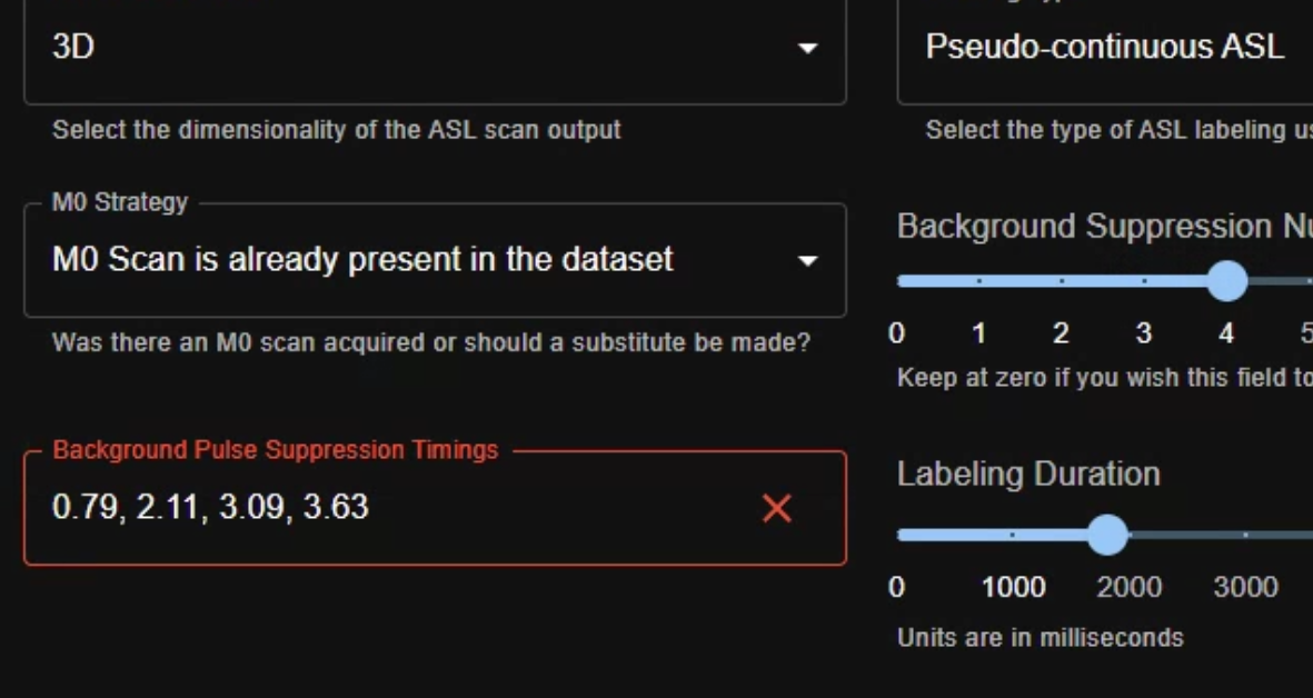Cannot enter BG pulse suppression values · ExploreASL ExploreASL · Discussion #1229 · GitHub