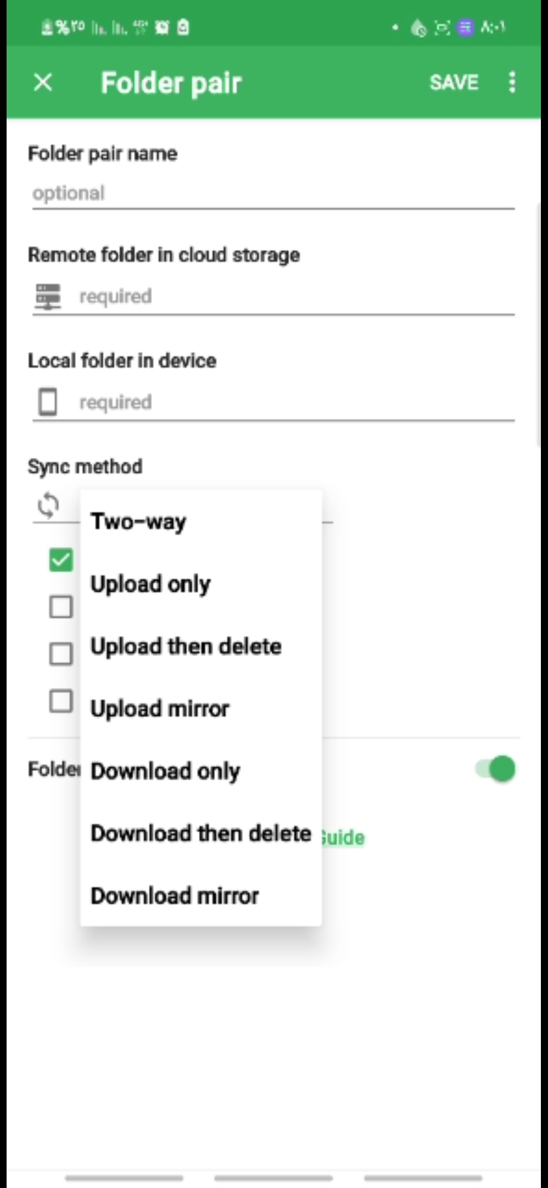 Adding New Features To A Property Folder Type · Issue 8829 · Syncthing