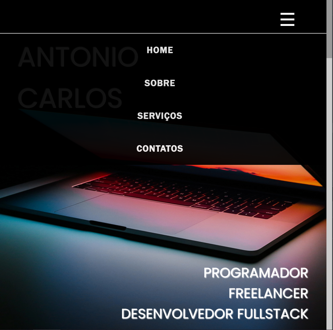 GitHub - AntonioCarlos850/portfolio: Portfólio Pessoal
