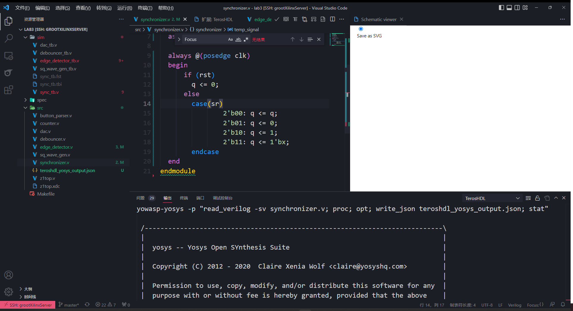 Schematic viewer does not work in WSL2 · Issue #351 · TerosTechnology/vscode-terosHDL · GitHub