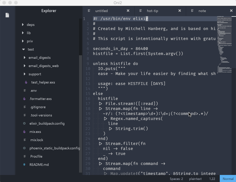Unable to click in fuzzy finder or command menu · Issue #665 · onivim/oni2 · GitHub