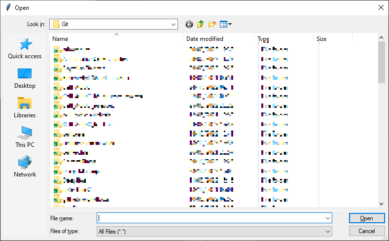 Importing `pyglet.canvas.Display` and then calling `tkinter.filedialog.askdirectory` freezes the ...