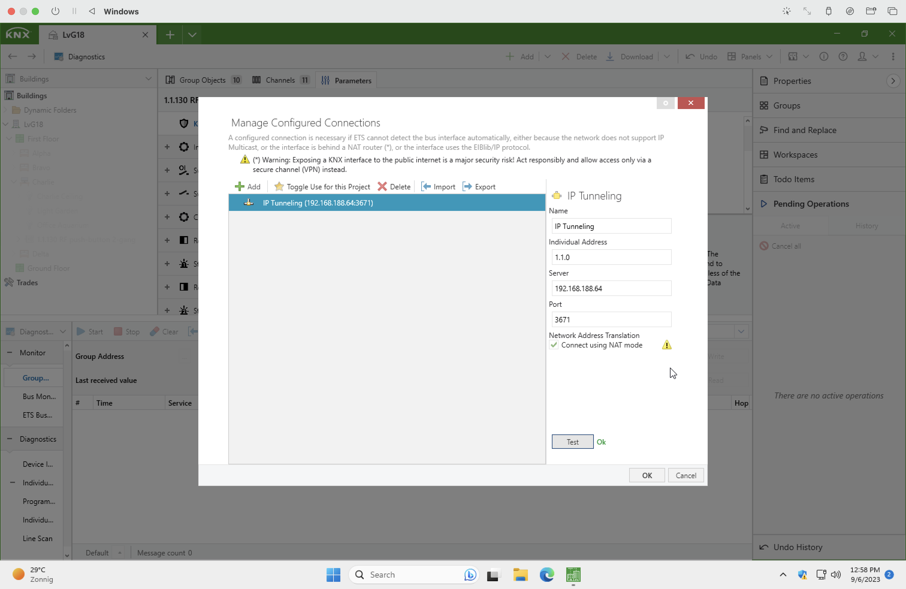 no property ID 82 in Device Object, wrong communication medium setting, and unknown service type ...