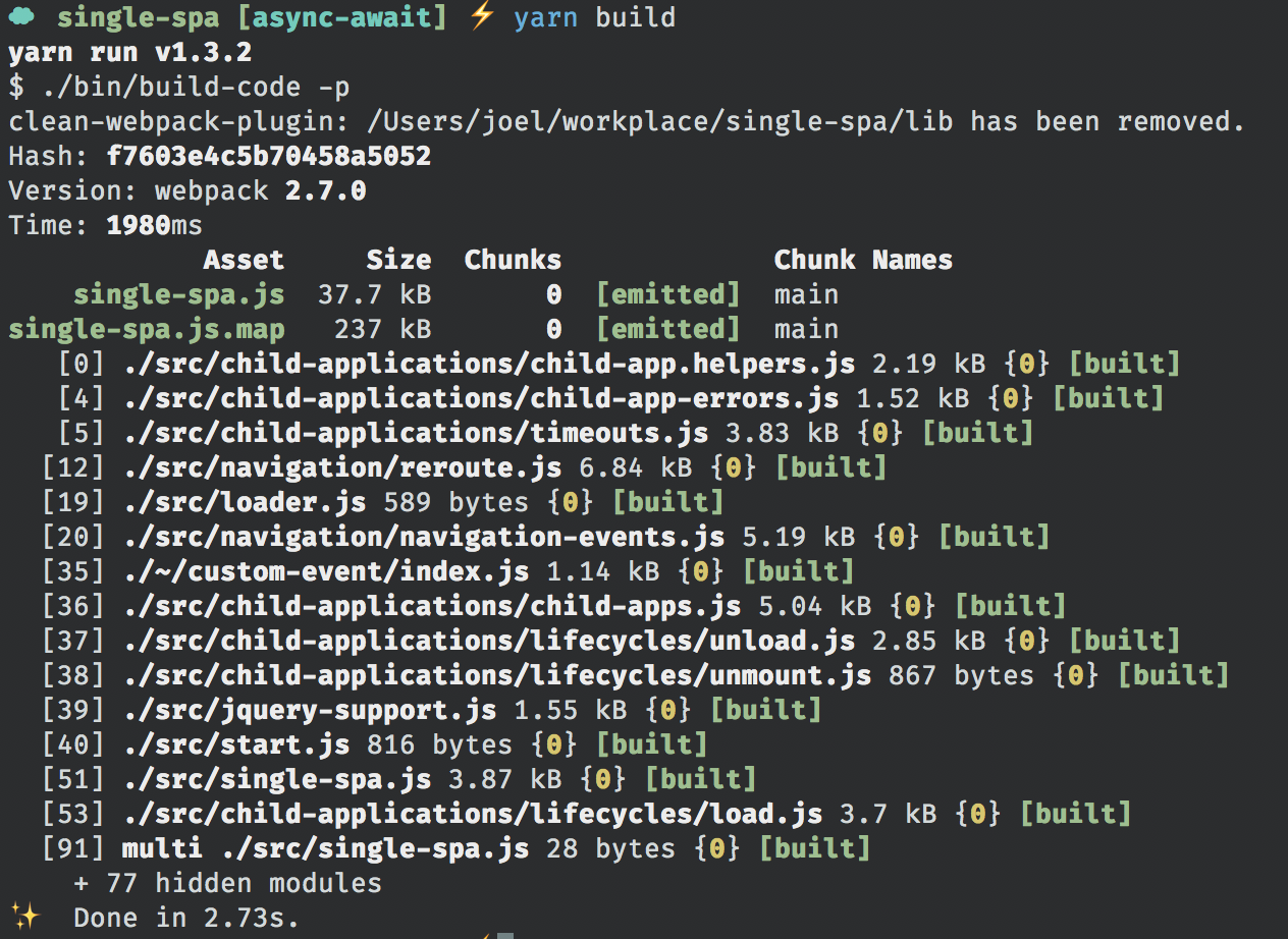 Reduce bundle size · Issue #99 · single-spa/single-spa · GitHub