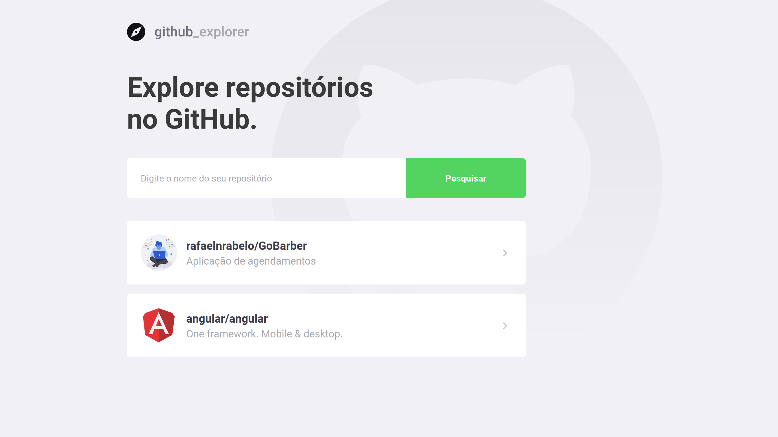 GitHub - rafaelnrabelo/GitHub-Explorer: Primeiro App Desenvolvido com ...