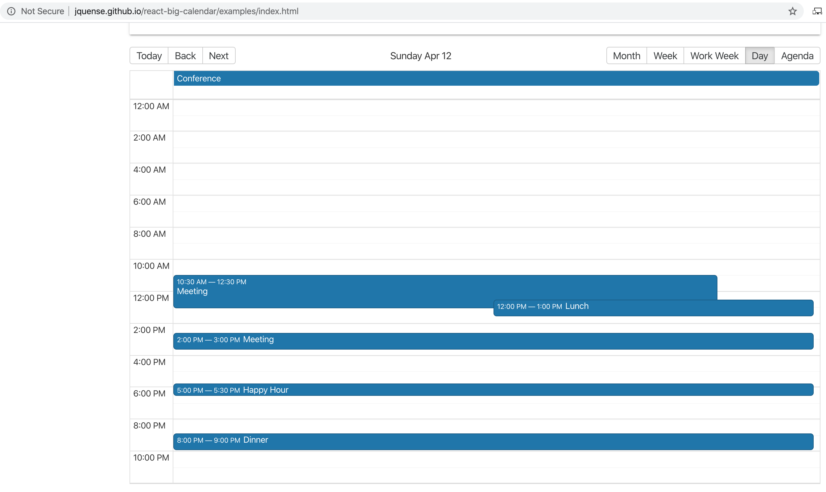 Times are slightly off in the day view compared to the actual time in the event · Issue #1596 ...