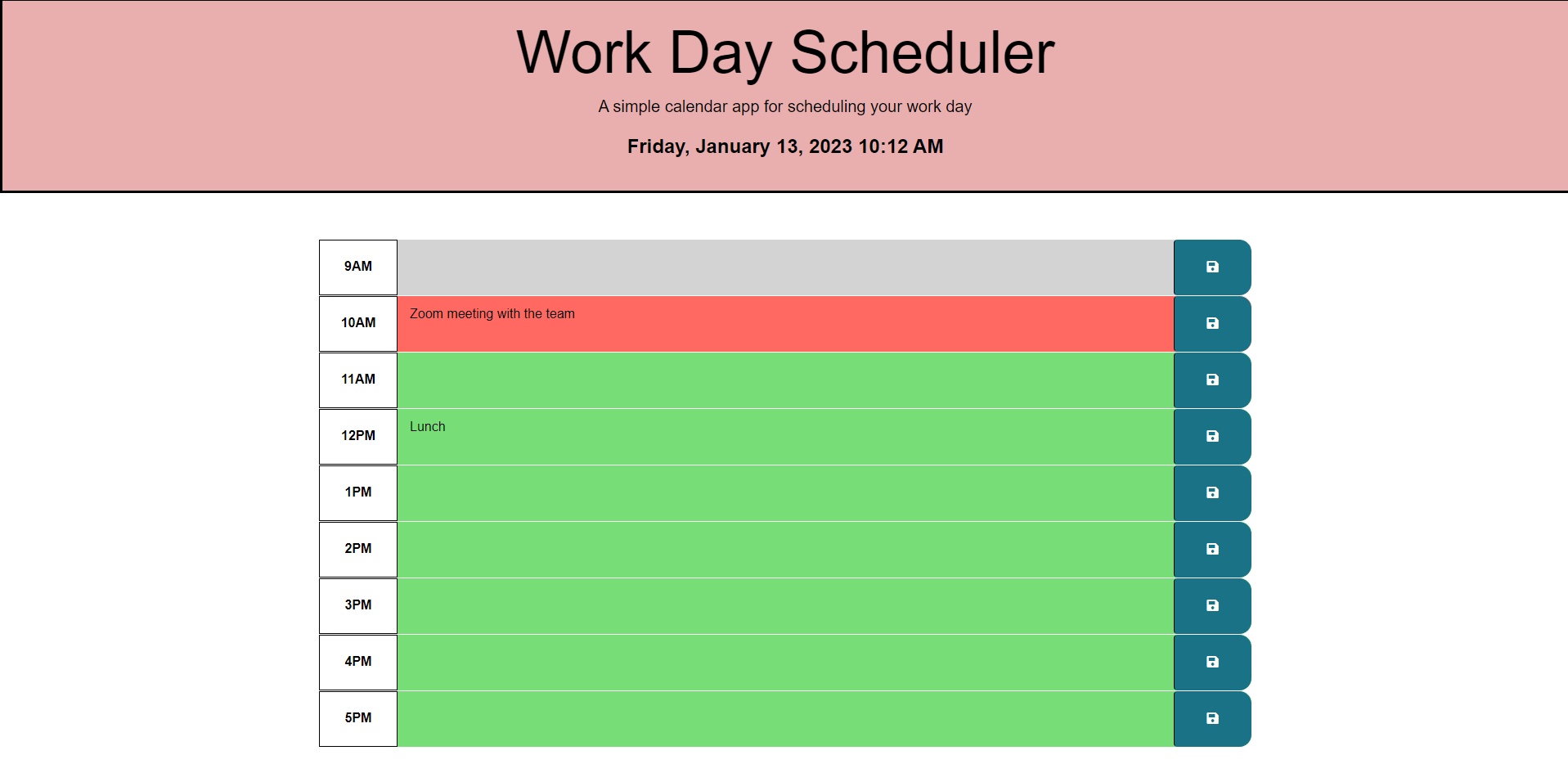 GitHub - nazyasar/work-day-scheduler