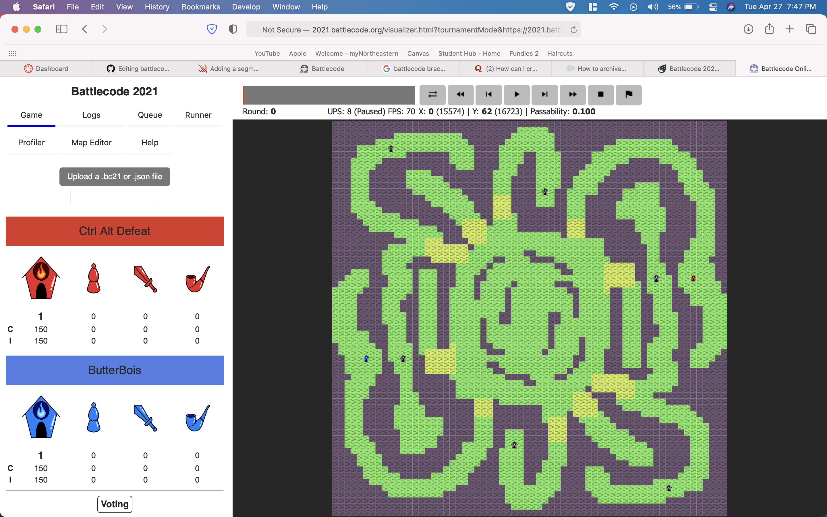 GitHub - nickel-dime/battlecode21: Battlecode 2021 team "Ctrl Alt Defeat"