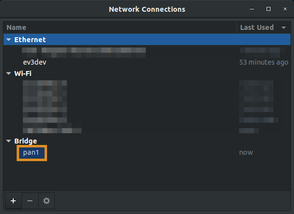 Blueman PAN bridge breaks USB Internet connection on Linux · Issue #1265 · ev3dev/ev3dev · GitHub