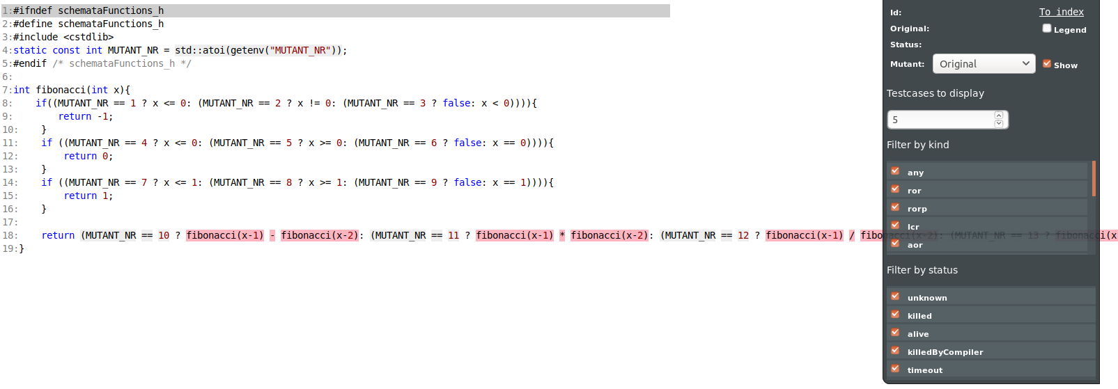 Mutate: Report UI is behaving strange · Issue #933 · joakim-brannstrom/dextool · GitHub