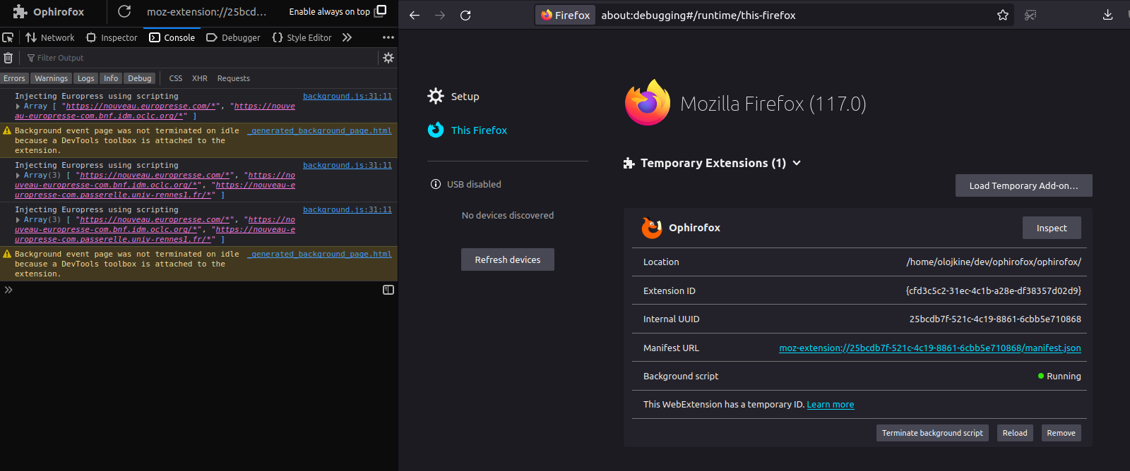 requête non enregistrée dans le passage à Europresse · Issue #103 · lovasoa/ophirofox · GitHub