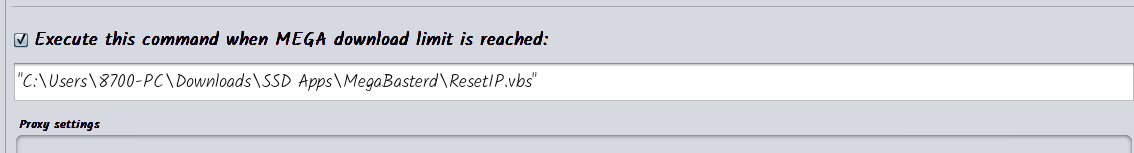 Run External Command Issue · Issue #192 · tonikelope/megabasterd · GitHub