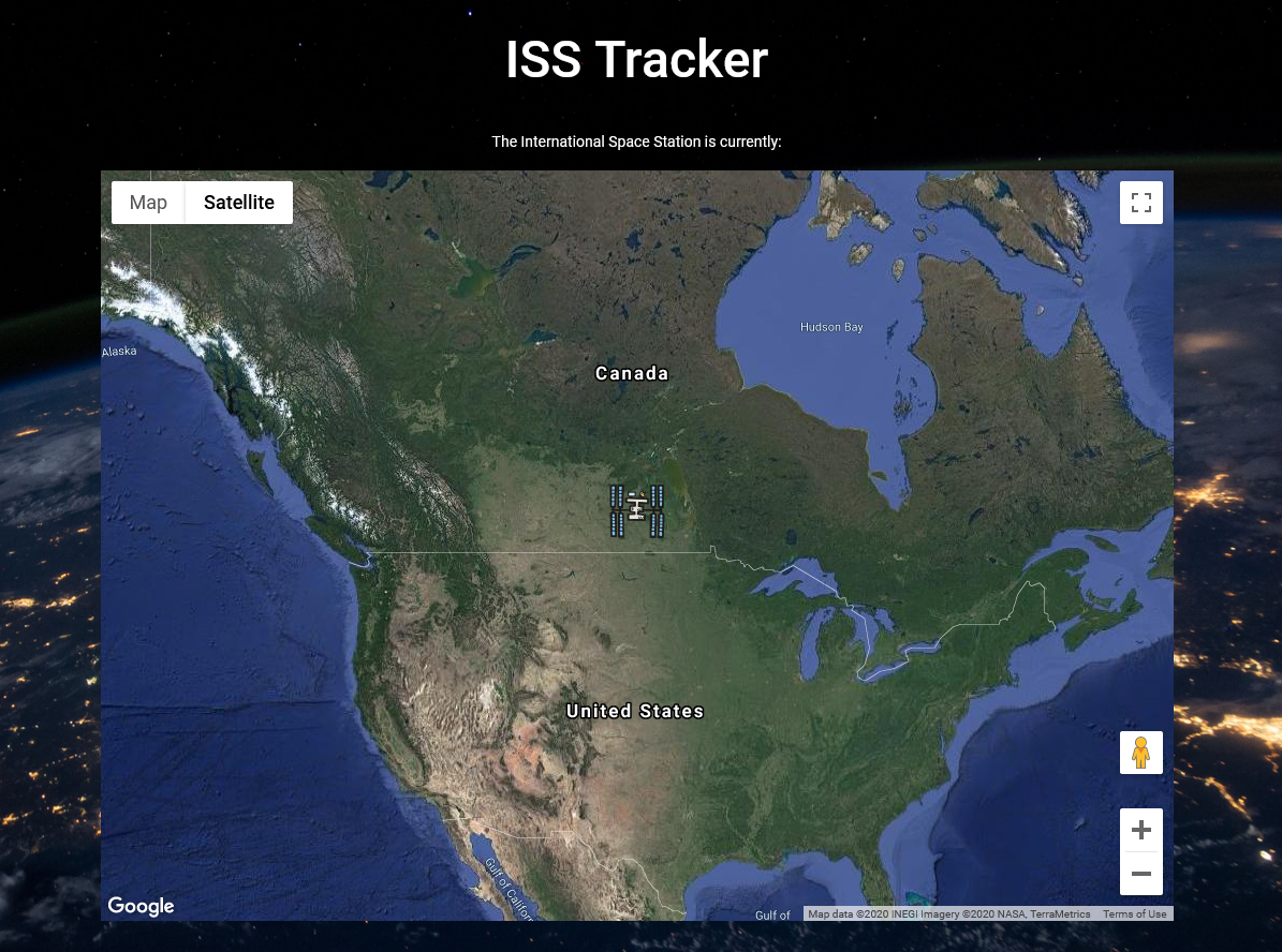 GitHub - MichaelPavlovic/API-Project: Simple ISS tracker
