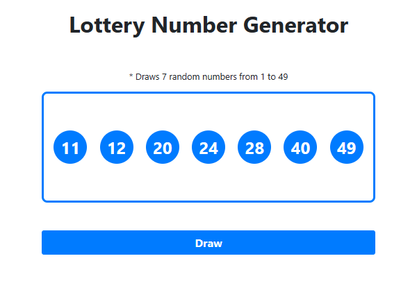 GitHub - ysong27/LotteryNumberGenerator: Web app that generates random ...