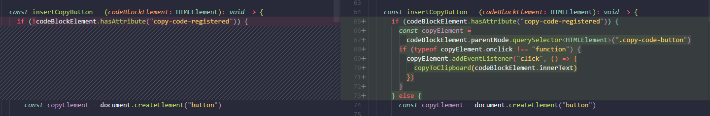 [Bug] Copy code button not working when navigating back · Issue #2000 ...