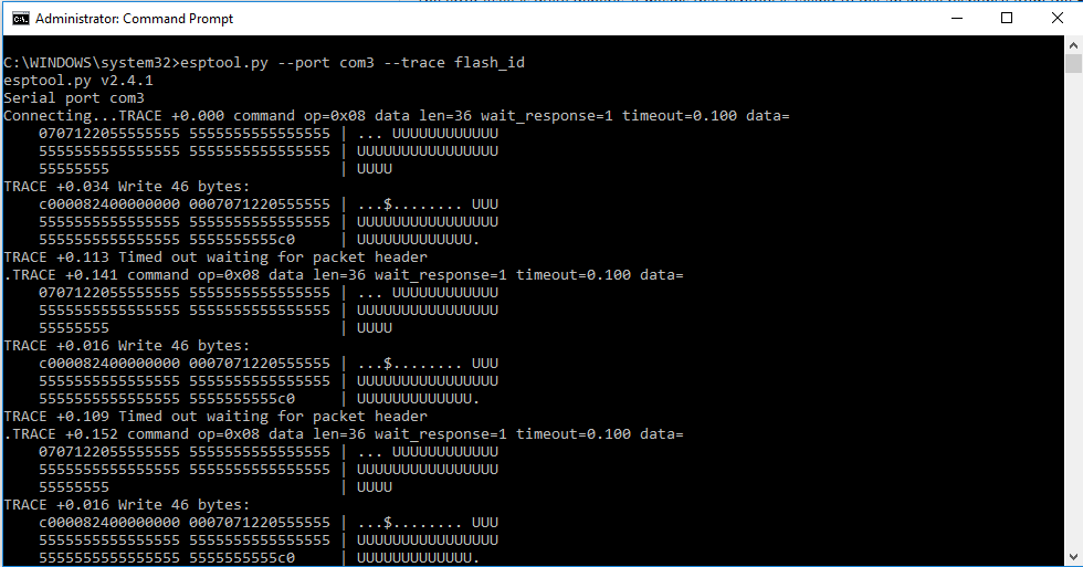 Esptool Not Connecting With Esp32s On Win10 · Issue 325 · Espressif
