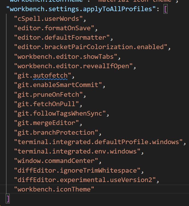 workbench.settings.applyToAllProfiles overwritten by inheriting profiles · Issue #190227 ...