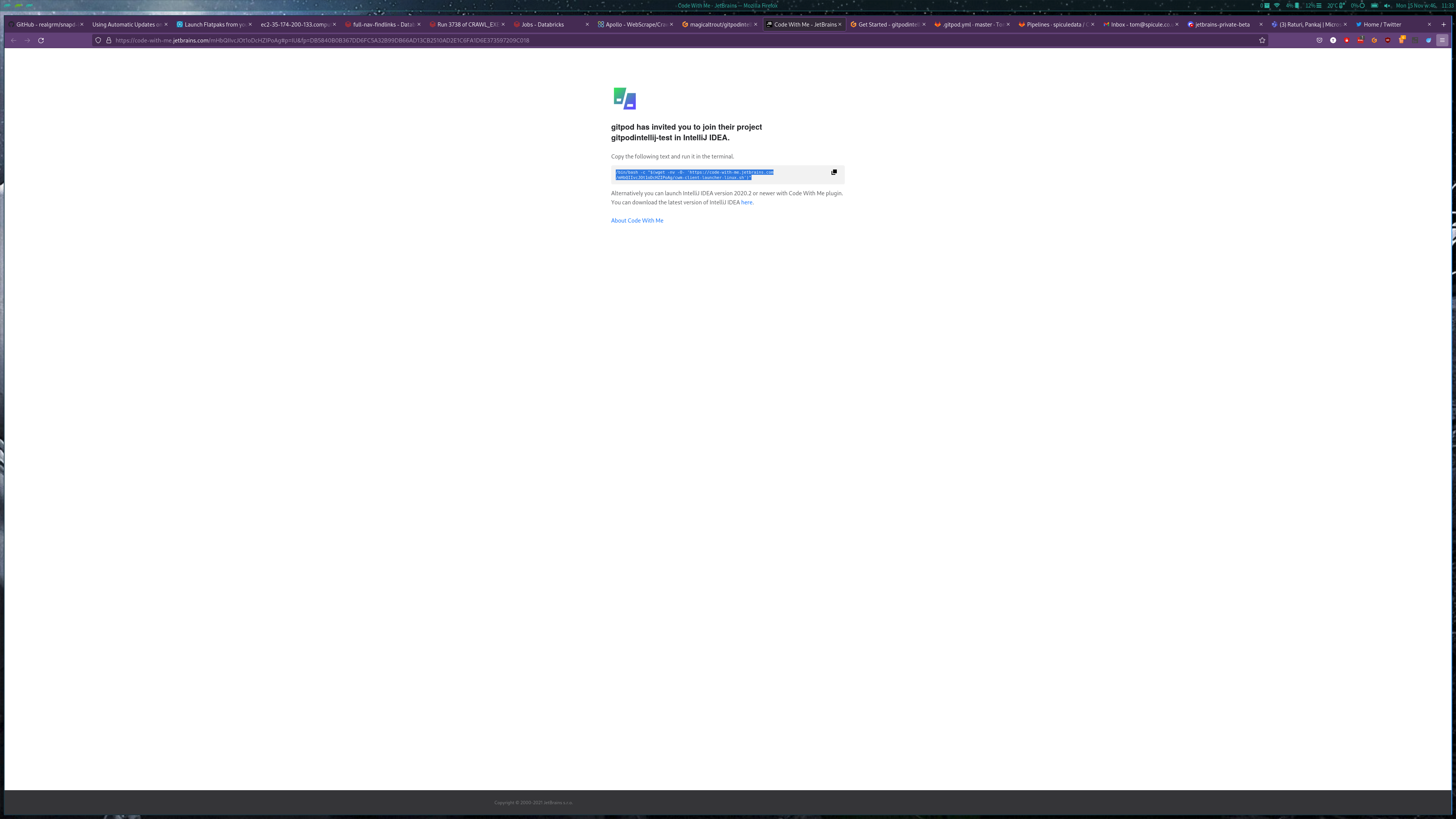 Unable to start JetBrains IDE (greyscreen) · Issue #6741 · gitpod-io/gitpod · GitHub