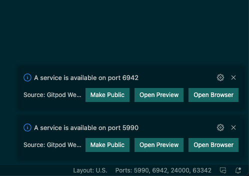 Implement analytics on generic VS Code pop-up / toast notifications ...