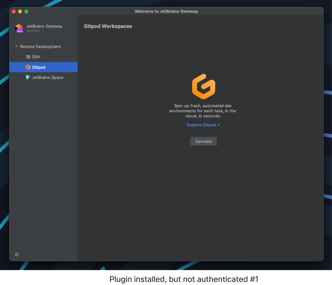 Review copy text on JetBrains gateway plugin · Issue #7728 · gitpod-io/gitpod · GitHub