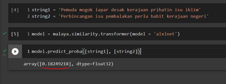 Semantic similarity model issue · Issue #122 · mesolitica/malaya · GitHub