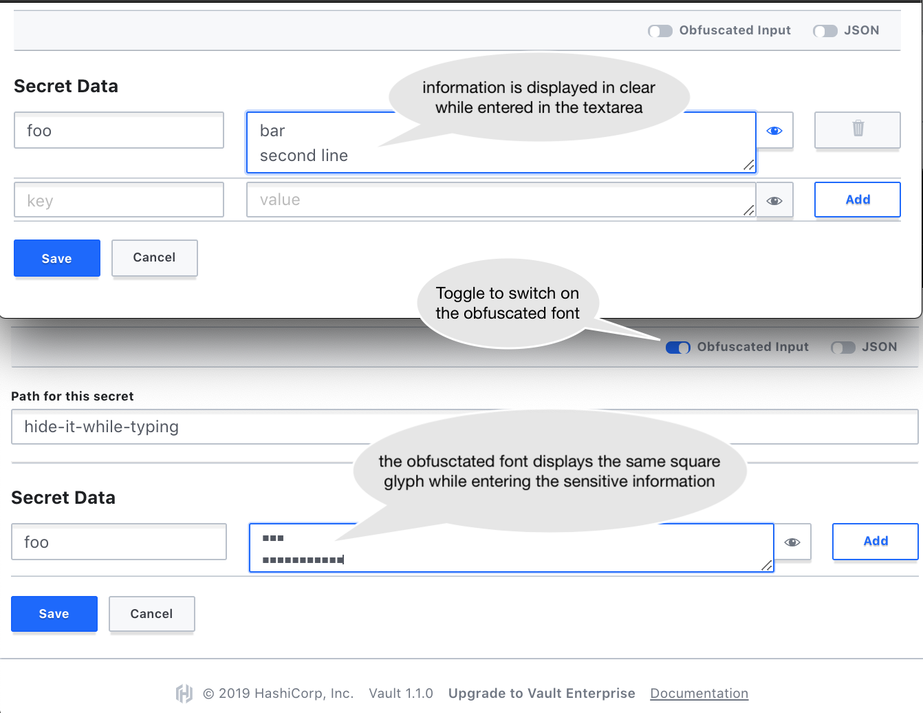 Keep The Passwords Masked While Typing Them In The Ui · Issue 6435 · Hashicorpvault · Github