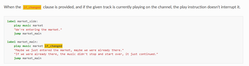 New `if_changed`/`loop_only` behaviour in `music.play()` incorrectly restarts looping music ...
