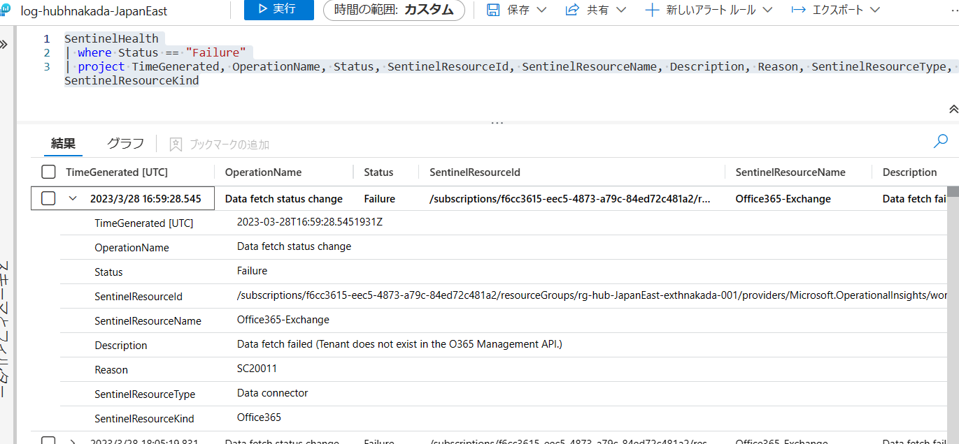 GitHub - hisashin0728/DetectFailedStatusSentinelHealthTable: Failure ...