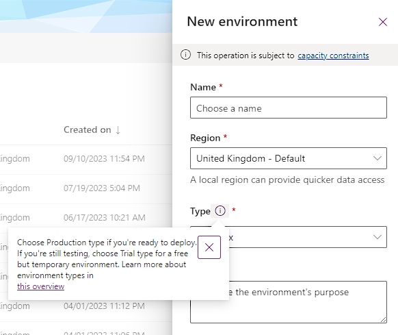 [CoE Starter Kit - BUG] Maker -Environment Request App - incorrect help link (from Admin Center ...