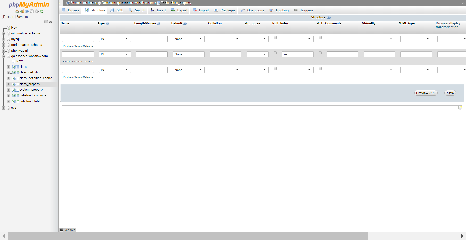 Column selector "See more" removes "Preview SQL" and "Save" area · Issue #14310 · phpmyadmin ...