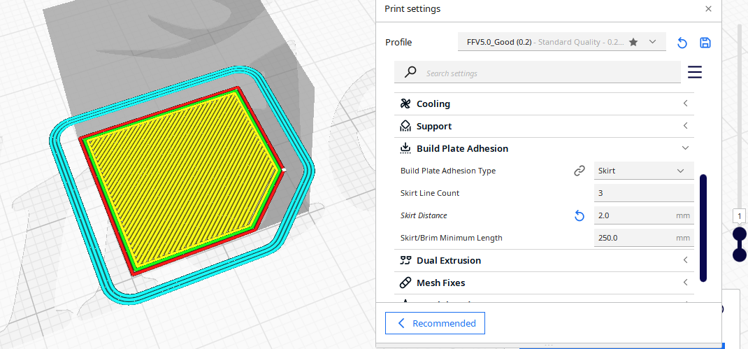 Second layer fusing to skirt and brim · Issue #15466 · Ultimaker/Cura · GitHub