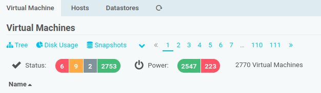 Improve Status Summary look · Issue #433 · Icinga/icingaweb2-module-vspheredb · GitHub