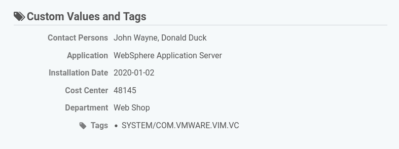 Show Tags together with Custom Values · Issue #478 · Icinga/icingaweb2-module-vspheredb · GitHub