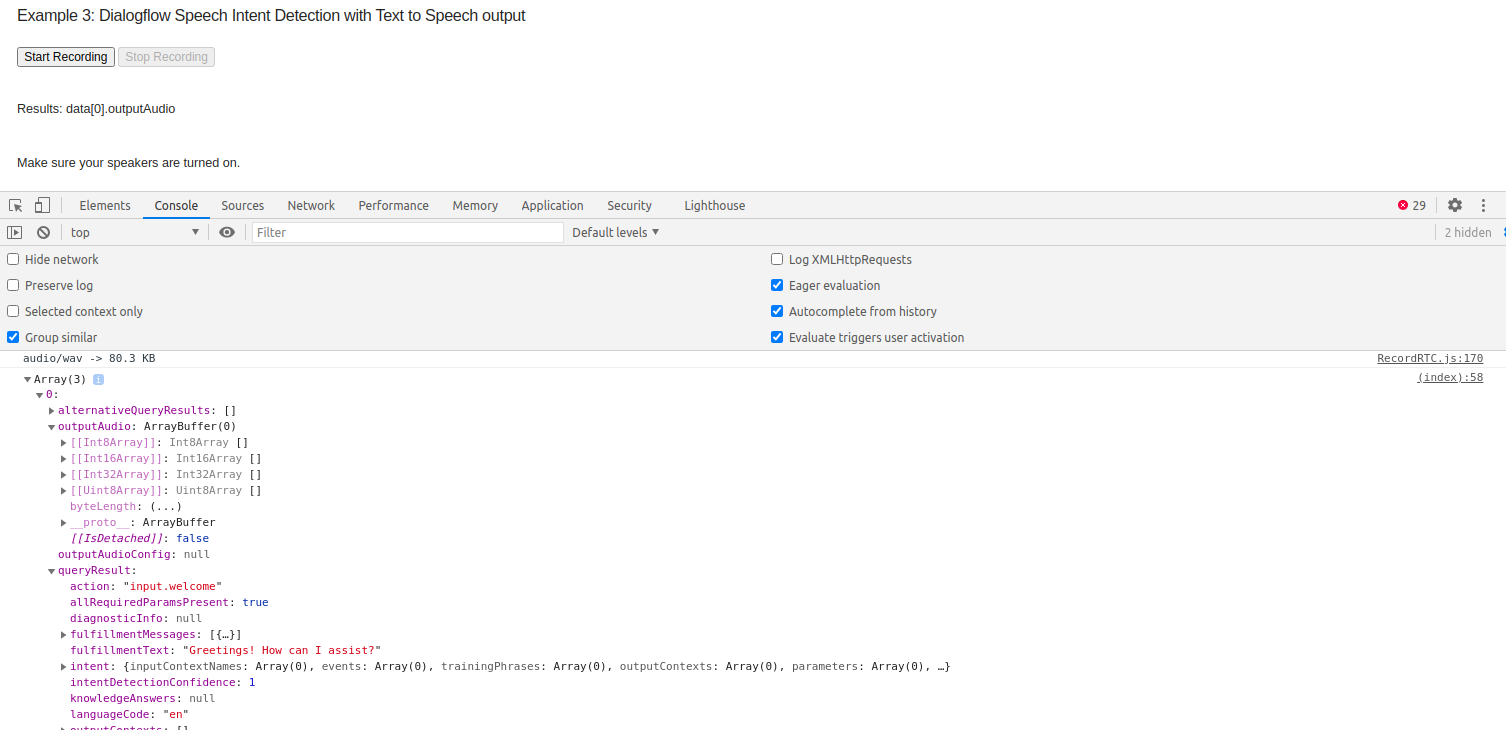 Speech Output isn't working in example 3 · Issue #19 · savelee/selfservicedesk · GitHub