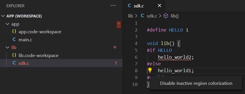 Inactive regions don't dim in non-root folders · Issue #5828 ...