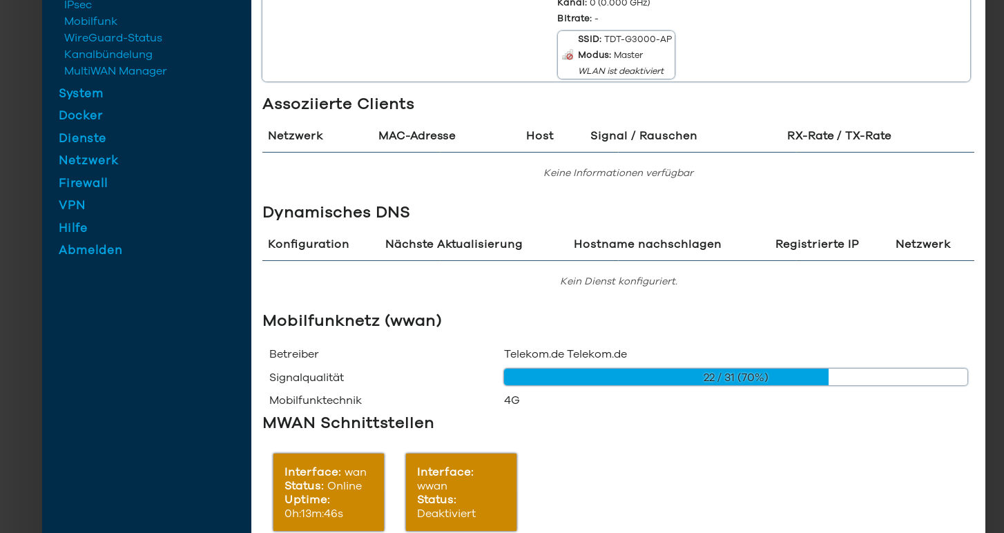mwan3: switching to procd init script causes status/overview, system/startup loading failure ...