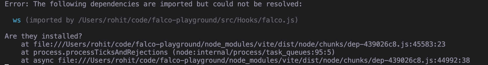 Add `ws` as a new dependency · Issue #24 · falcosecurity/falco ...