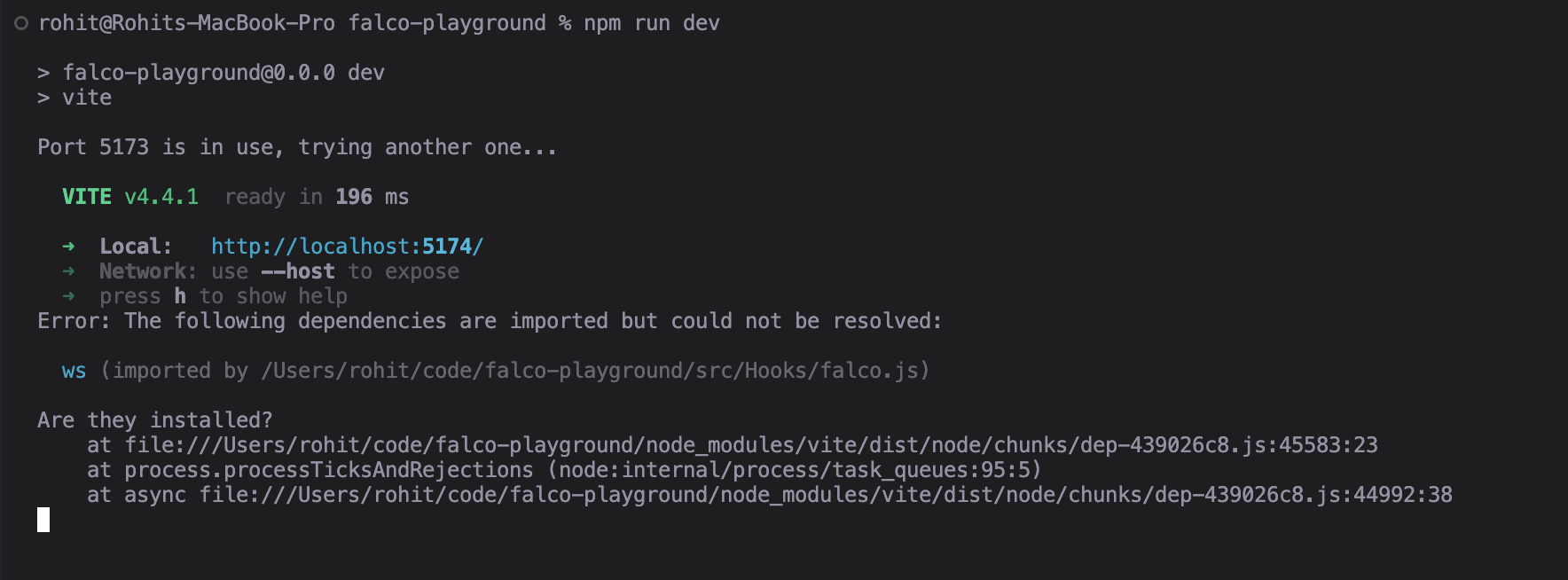 Add `ws` as a new dependency · Issue #24 · falcosecurity/falco ...